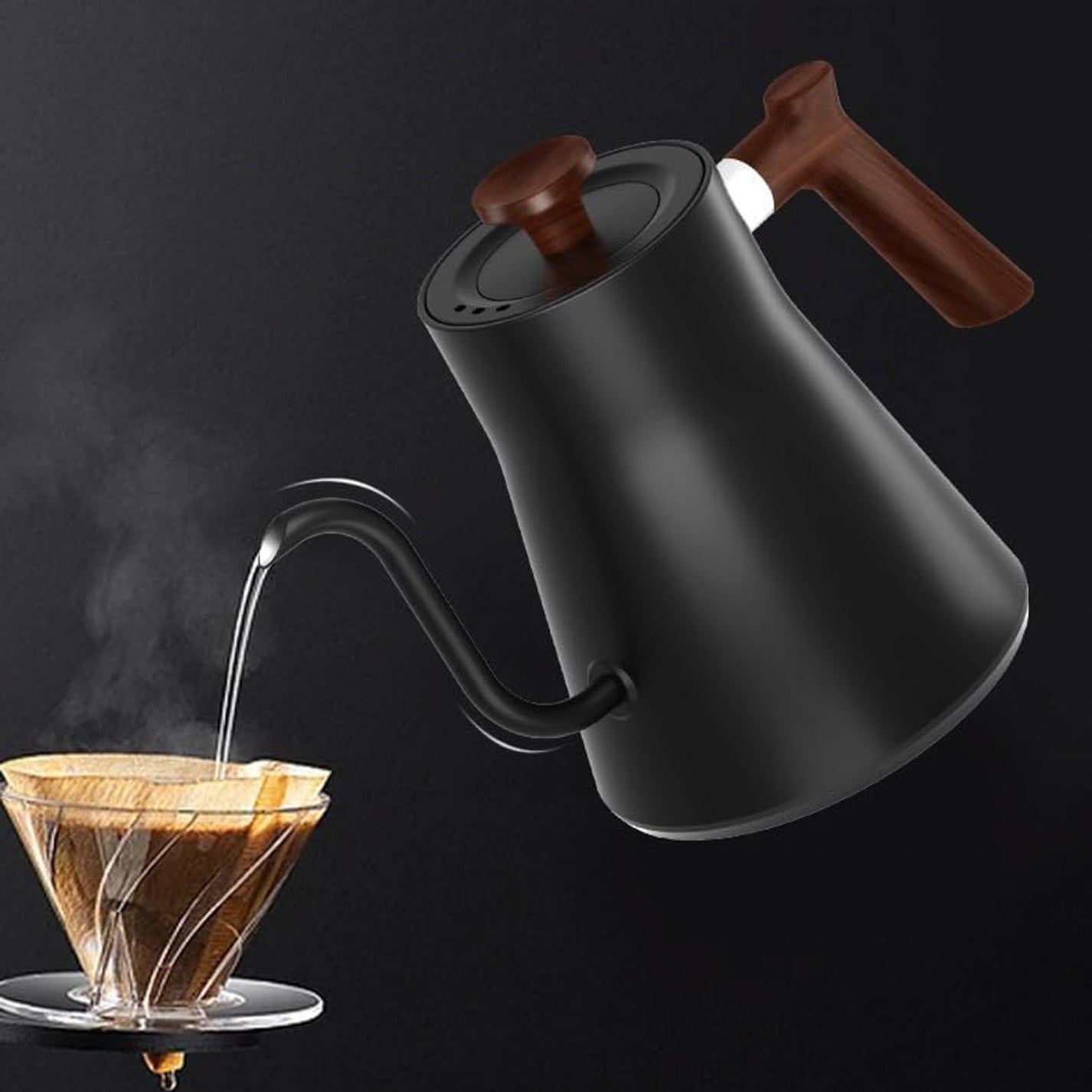 Smart Gooseneck Kettle with Temperature Control V2 1200W – Barista Brew